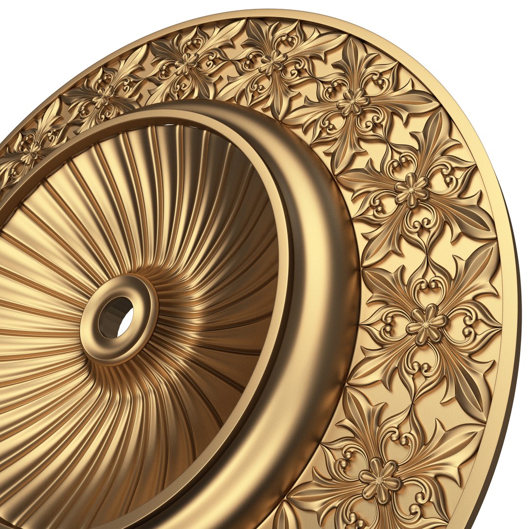 Ceiling Rosette 012 3D - TurboSquid 2324929