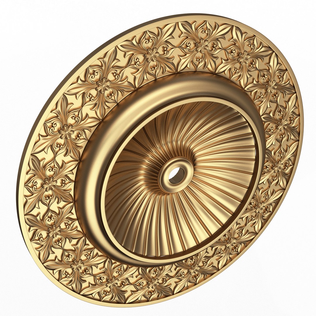 Ceiling Rosette 012 3D - TurboSquid 2324929