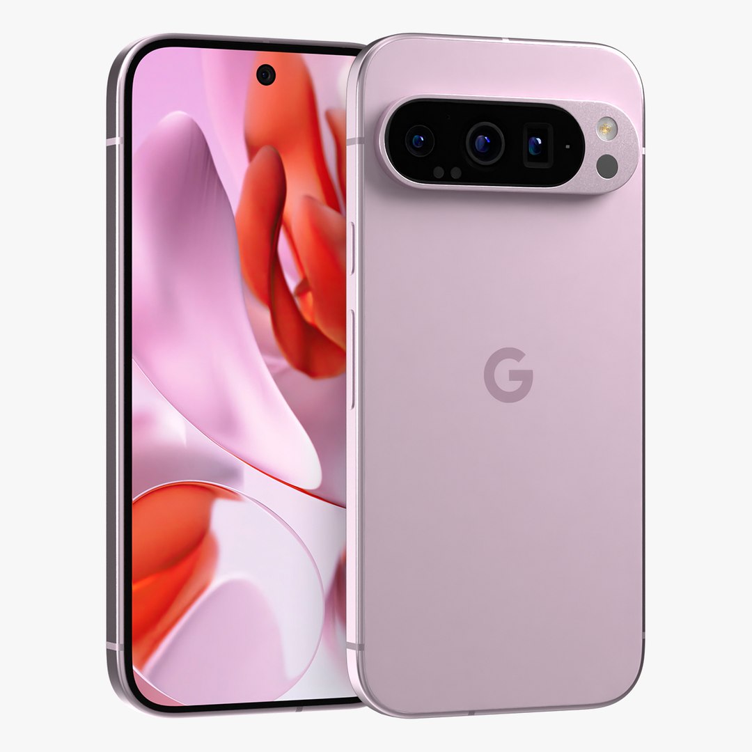 Google Pixel 9 Pro Rose Quartz 3D Model - TurboSquid 2269069