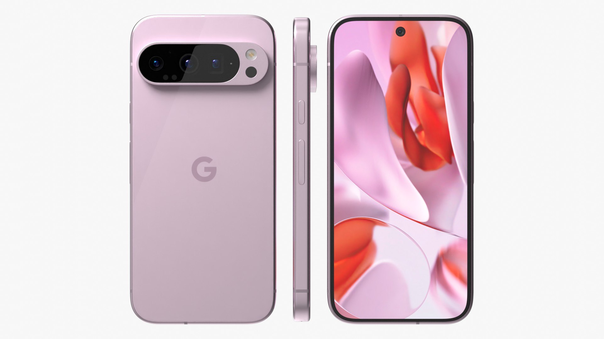 Google Pixel 9 Pro Rose Quartz 3D Model - TurboSquid 2269069