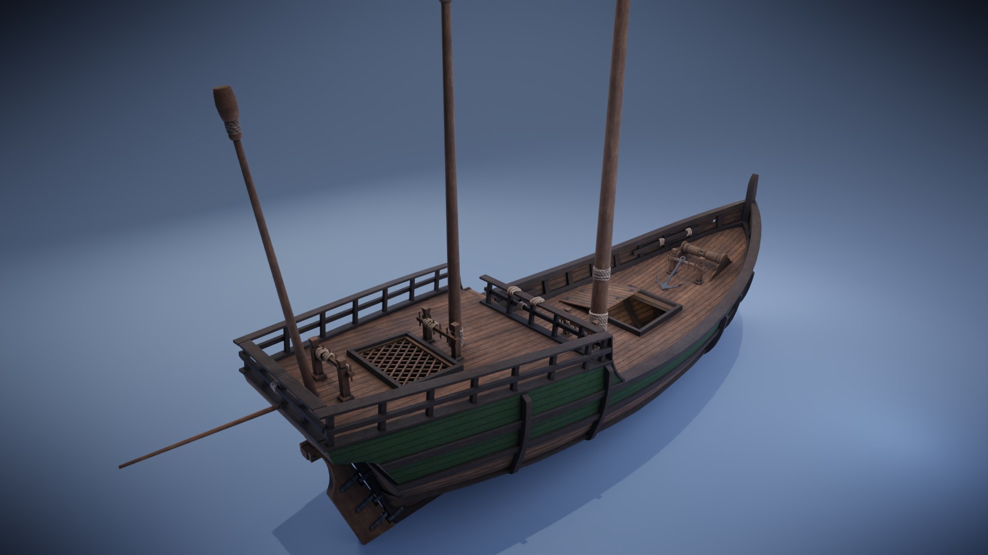 3D Caravel Model - TurboSquid 1747887