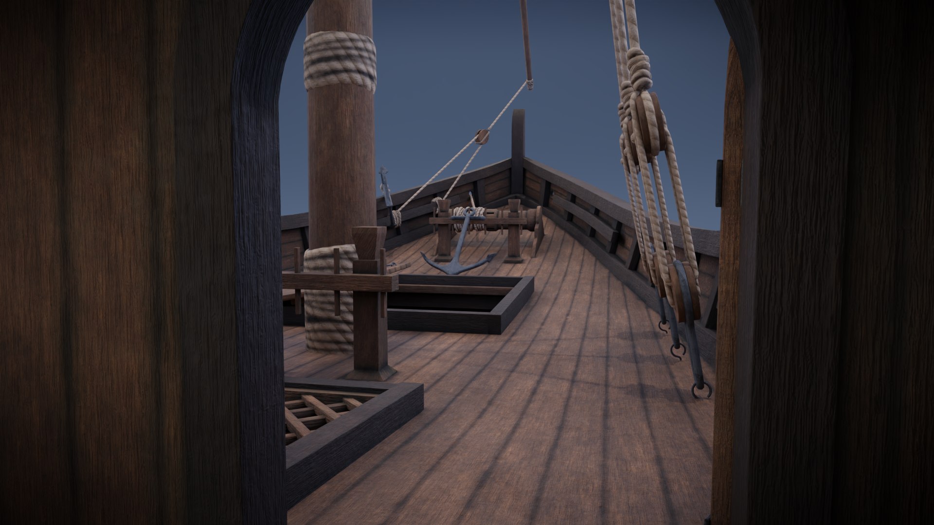 3D Caravel Model - TurboSquid 1747887