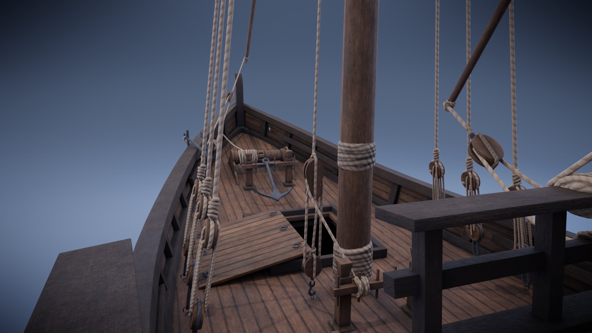 3D Caravel Model - TurboSquid 1747887