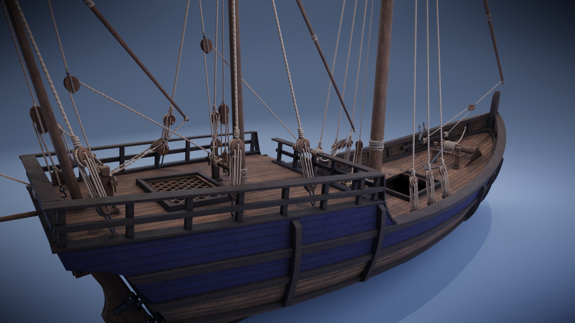 3D Caravel Model - TurboSquid 1747887