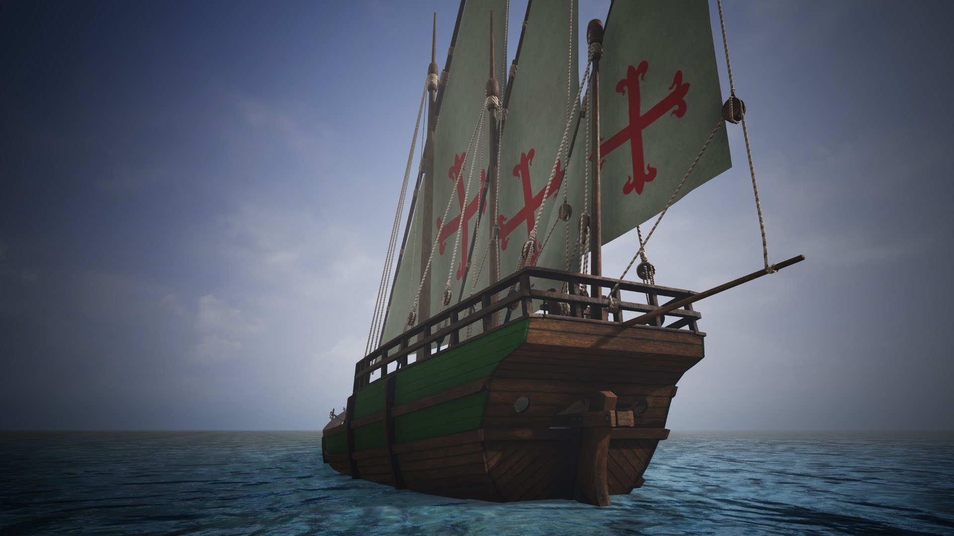 3D Caravel Model - TurboSquid 1747887