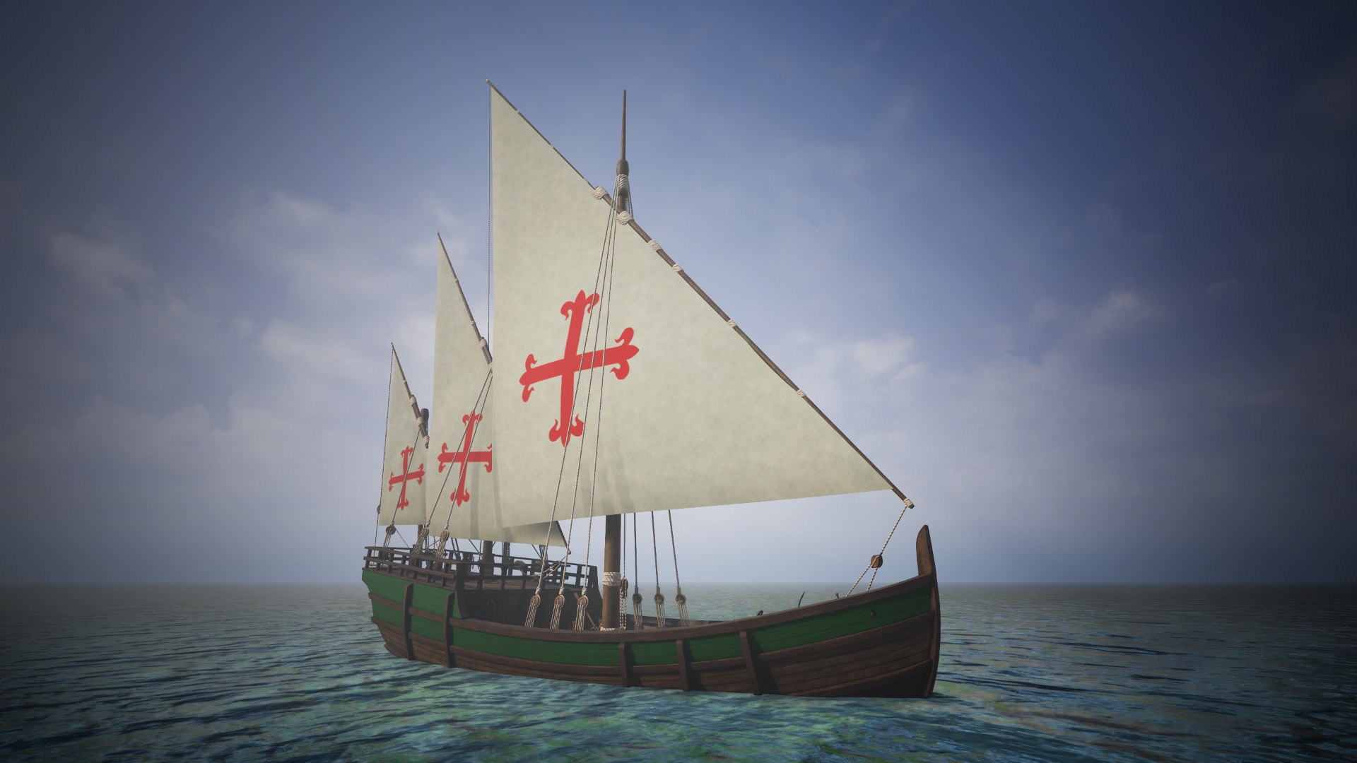 3D Caravel Model - TurboSquid 1747887