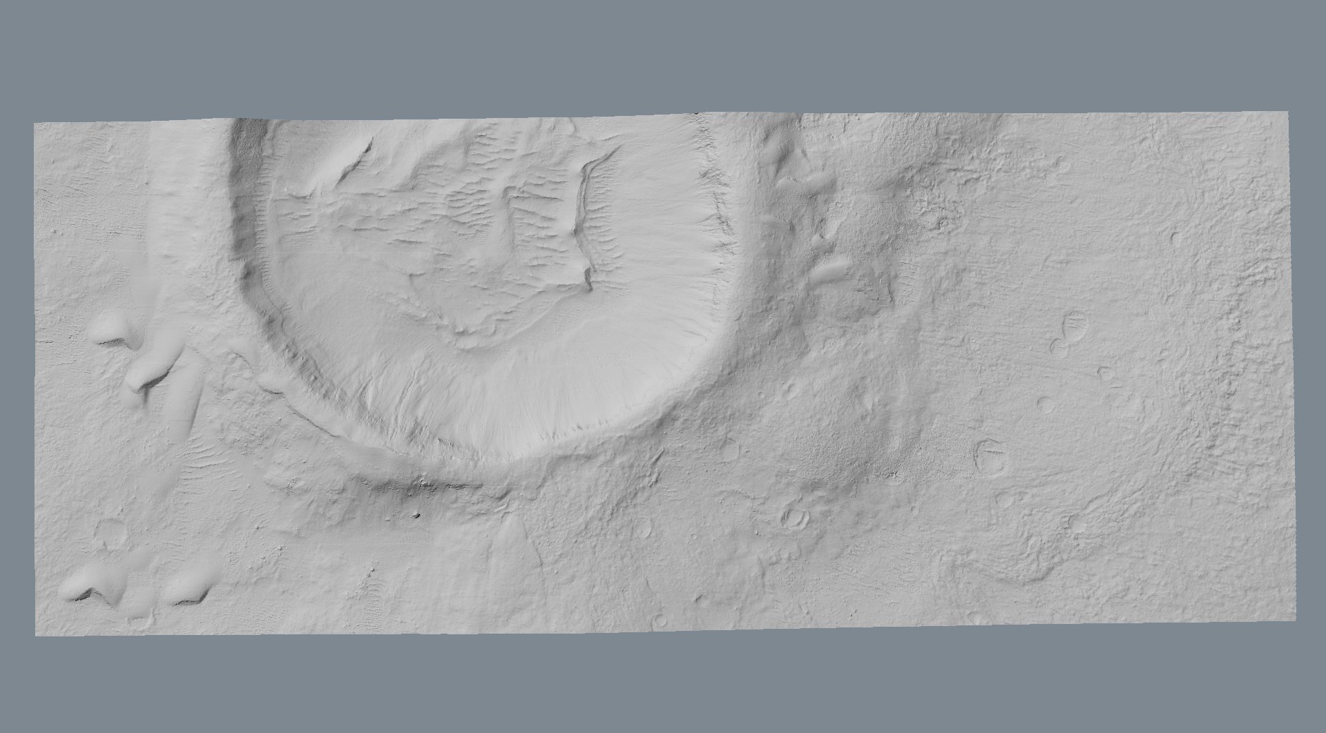 3d Model Real Scan Topography