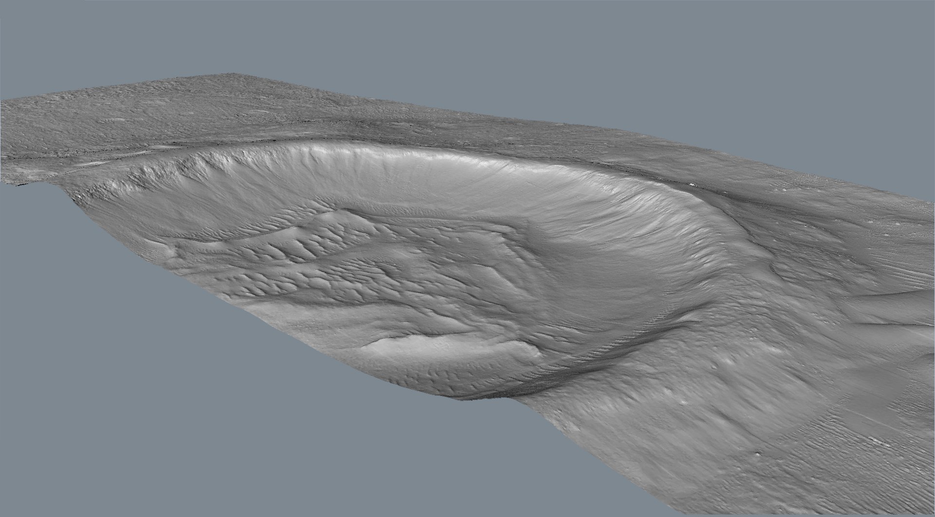 3d Model Real Scan Topography