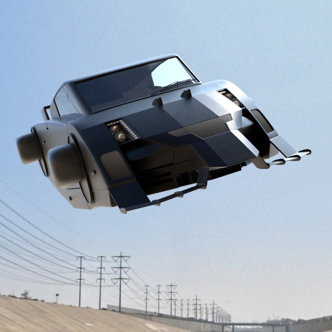 maya flying fictional car