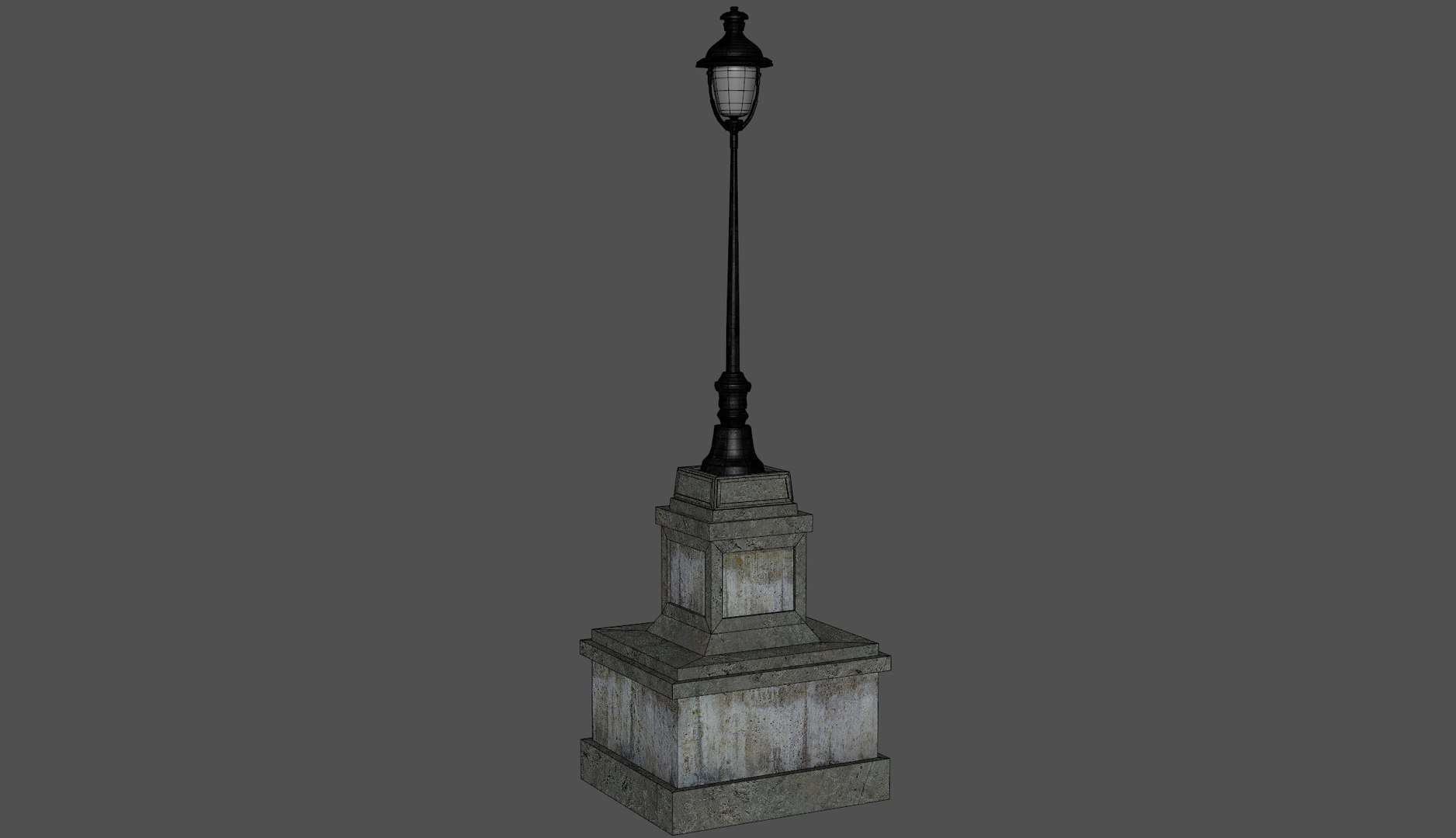 Free 3D Old Lamp Street Model - TurboSquid 2281618