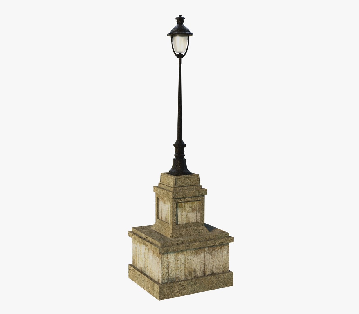 Free 3D Old Lamp Street Model - TurboSquid 2281618