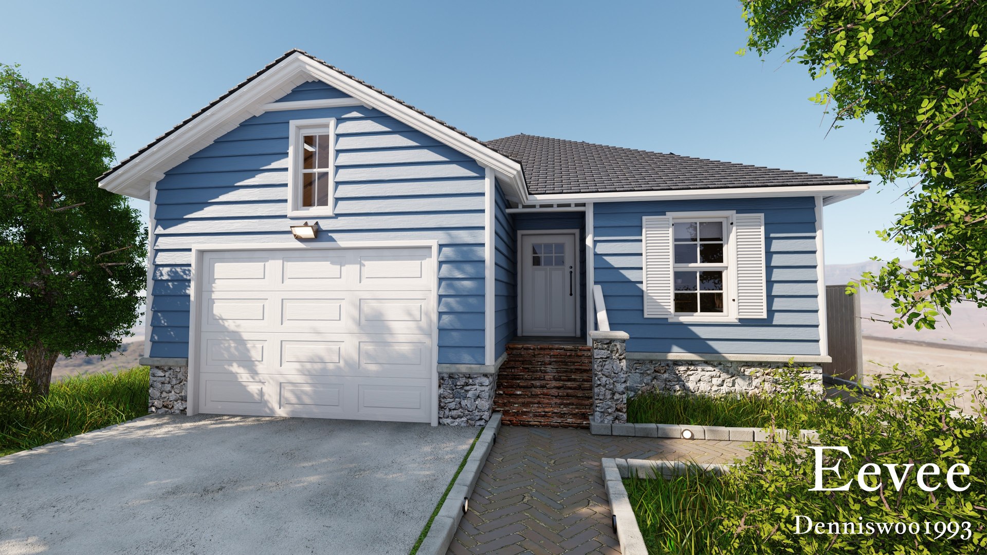 3D Modular Classic Style American House 5 - TurboSquid 2116032