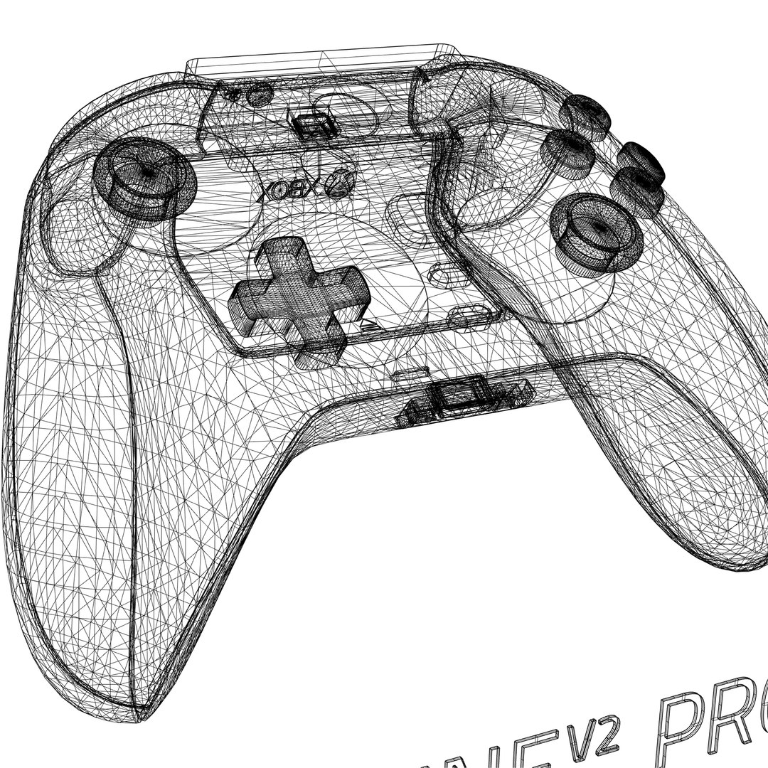 RAZER Wolverine V2 PRO Controller 3D Model - TurboSquid 2189882