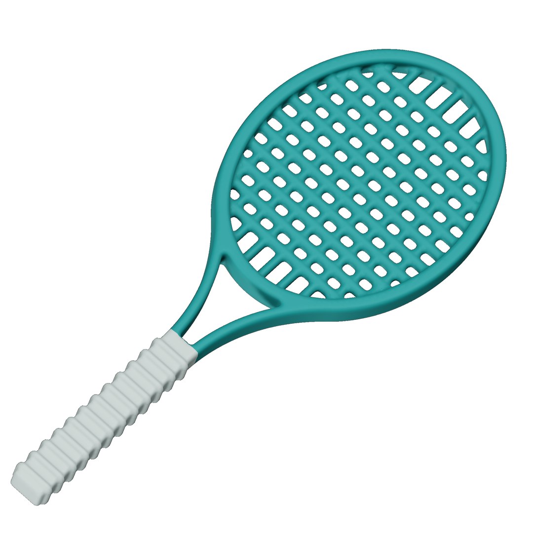 3D Kids Tennis Racket Toy - TurboSquid 2130204