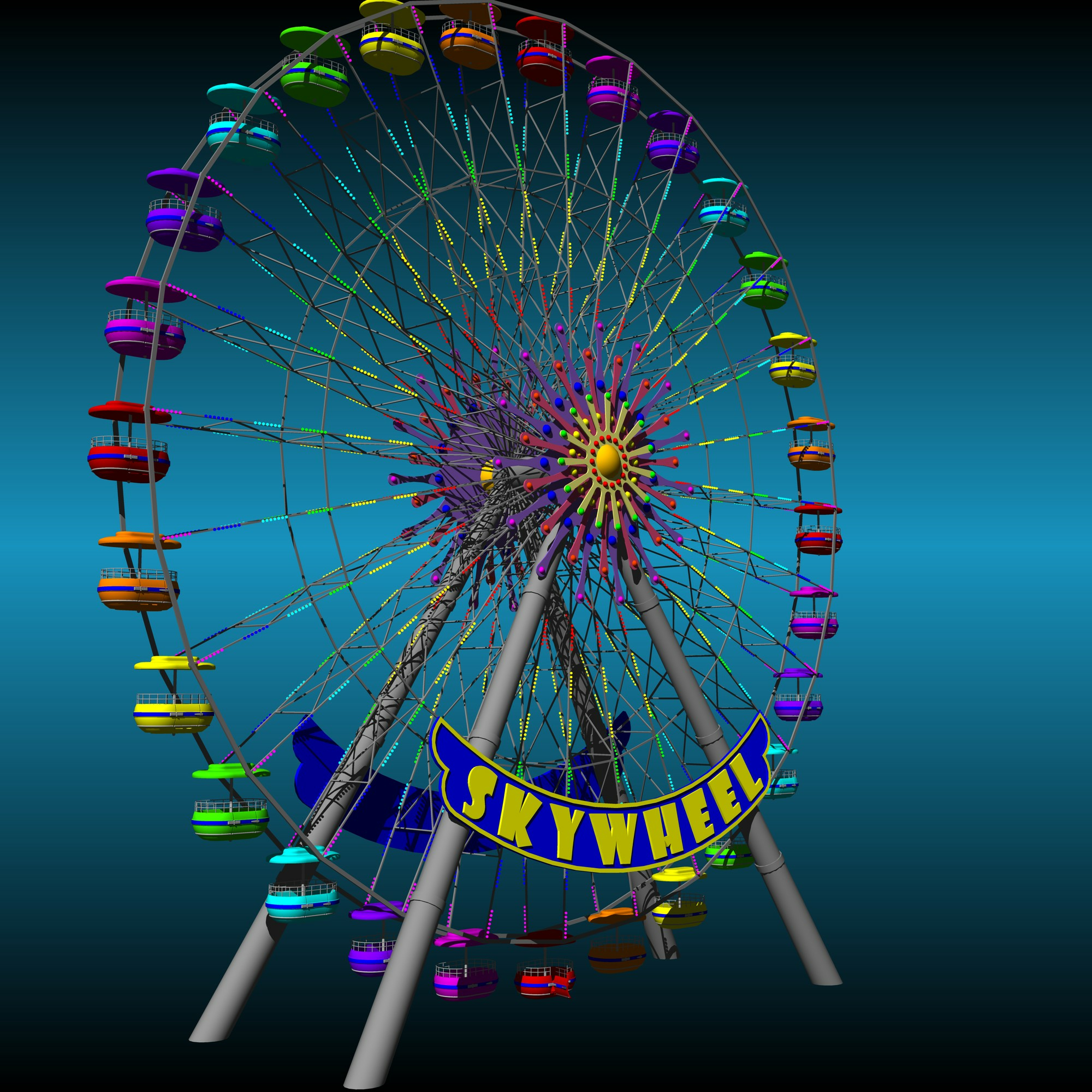 3d skywheel