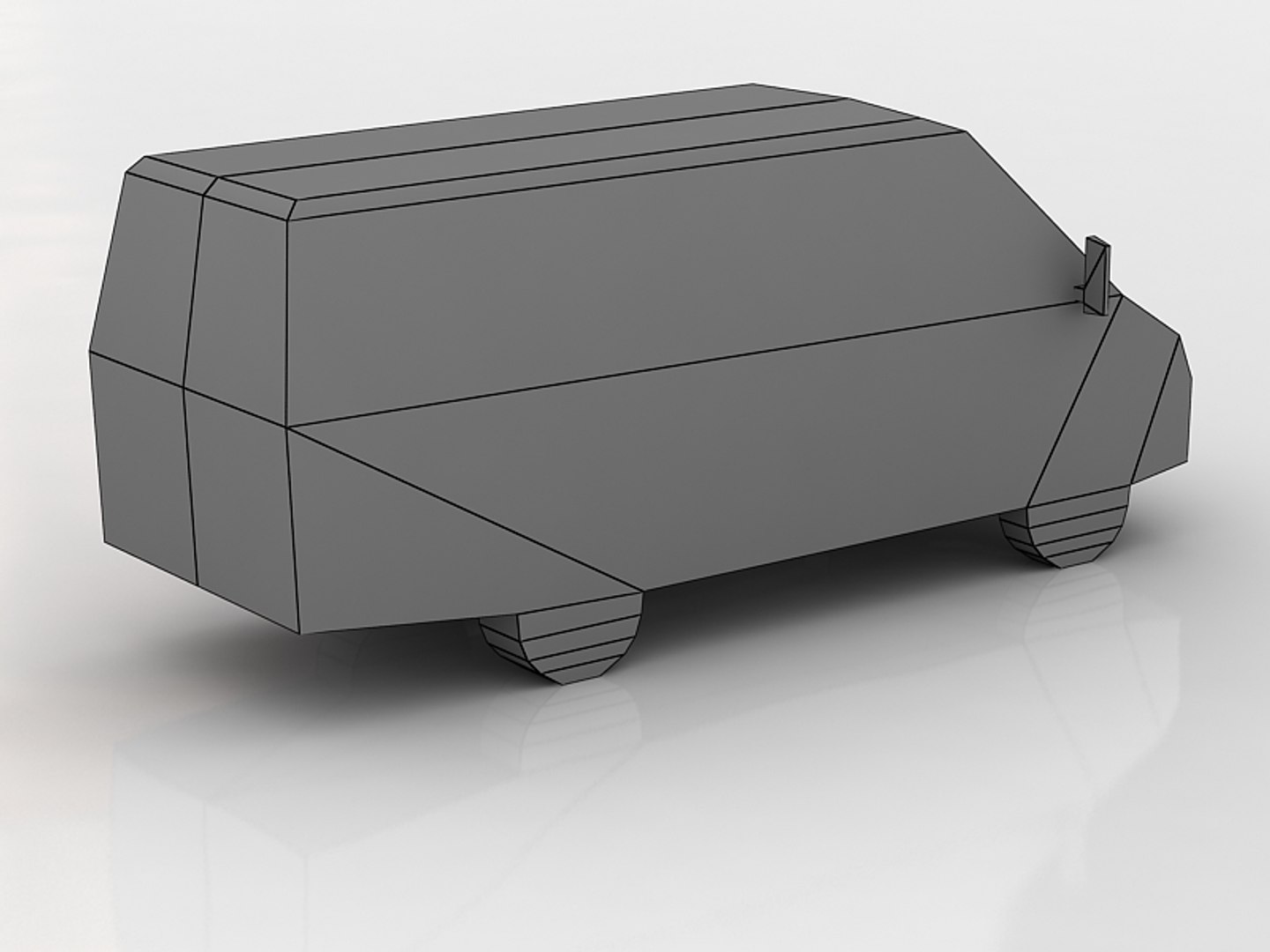 Gaz Gazel Bus 3d 3ds