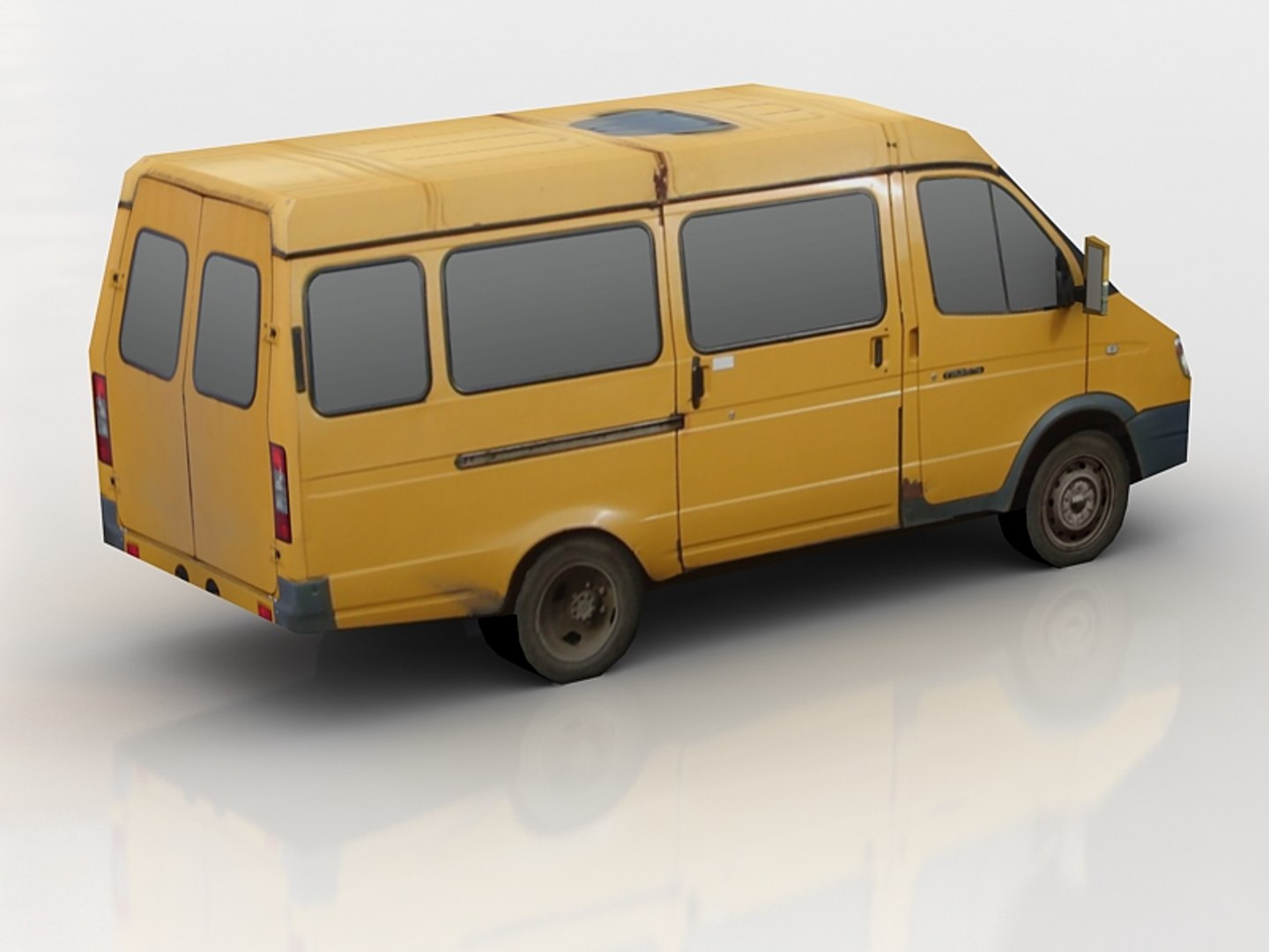 Gaz Gazel Bus 3d 3ds