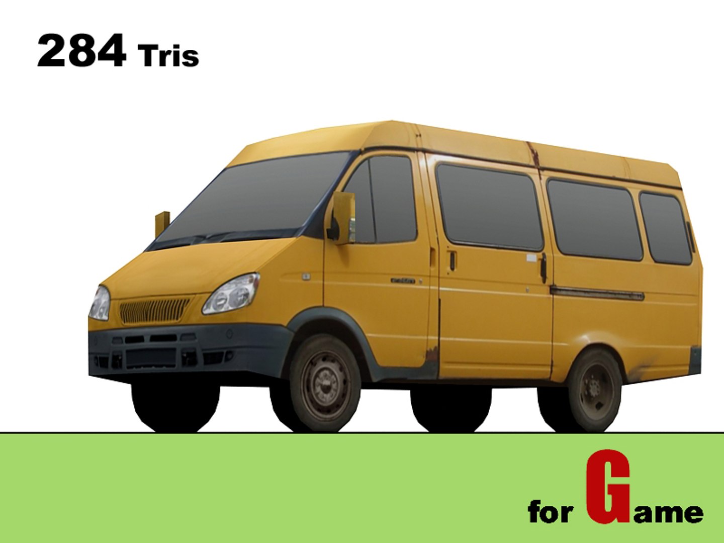Gaz Gazel Bus 3d 3ds