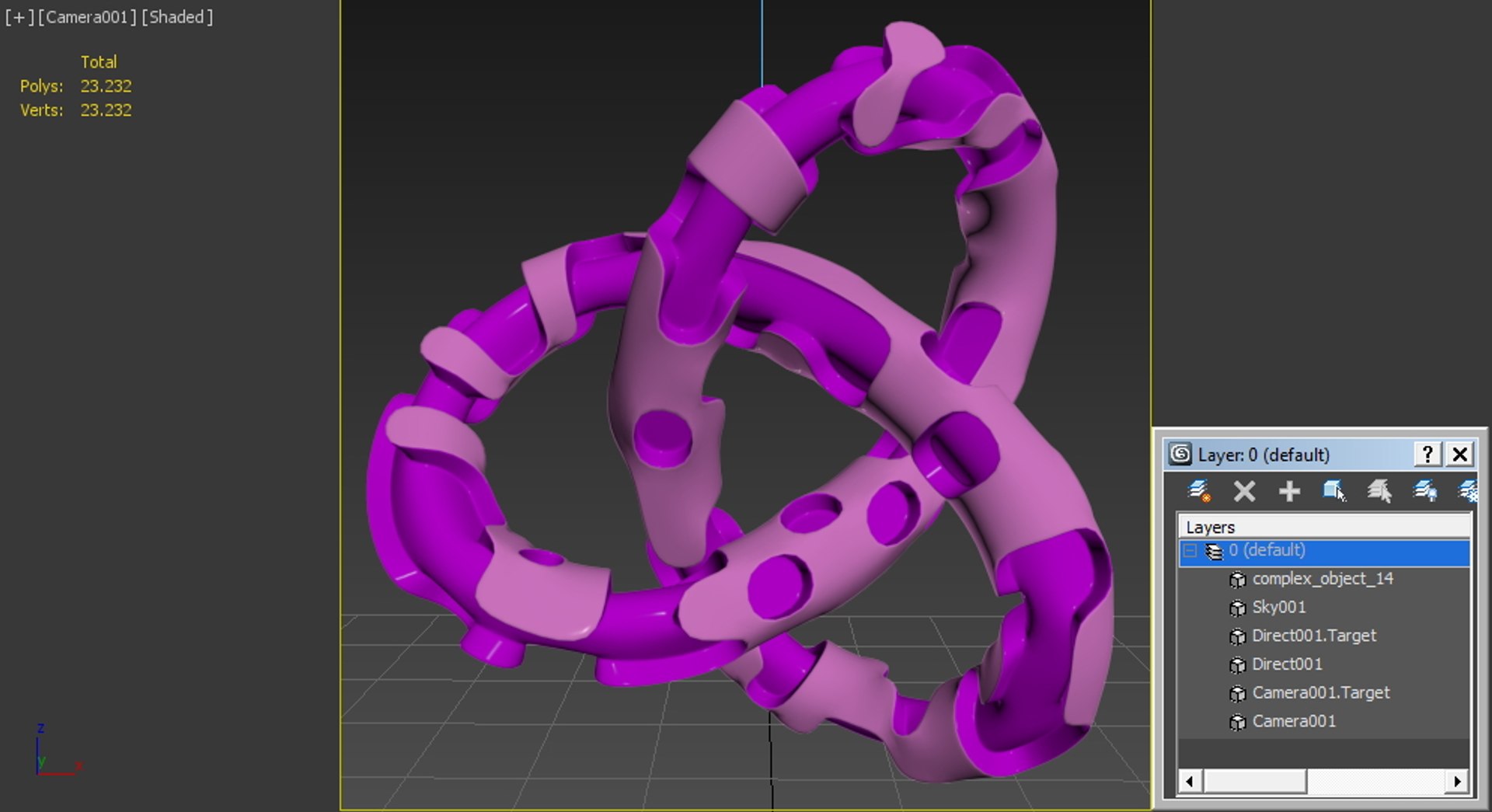 Complex Object 3d Model