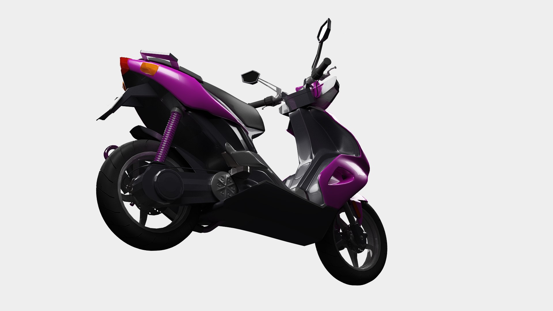 Motorcycle Violet 3D Model - TurboSquid 1257865