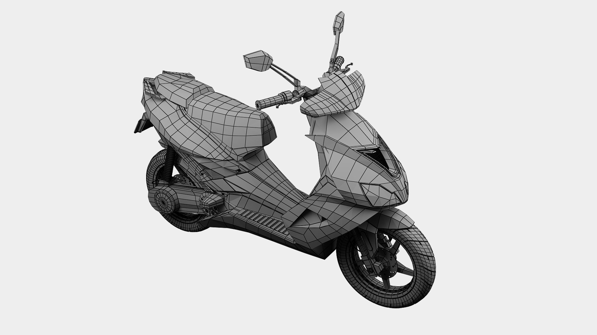 Motorcycle Violet 3D Model - TurboSquid 1257865