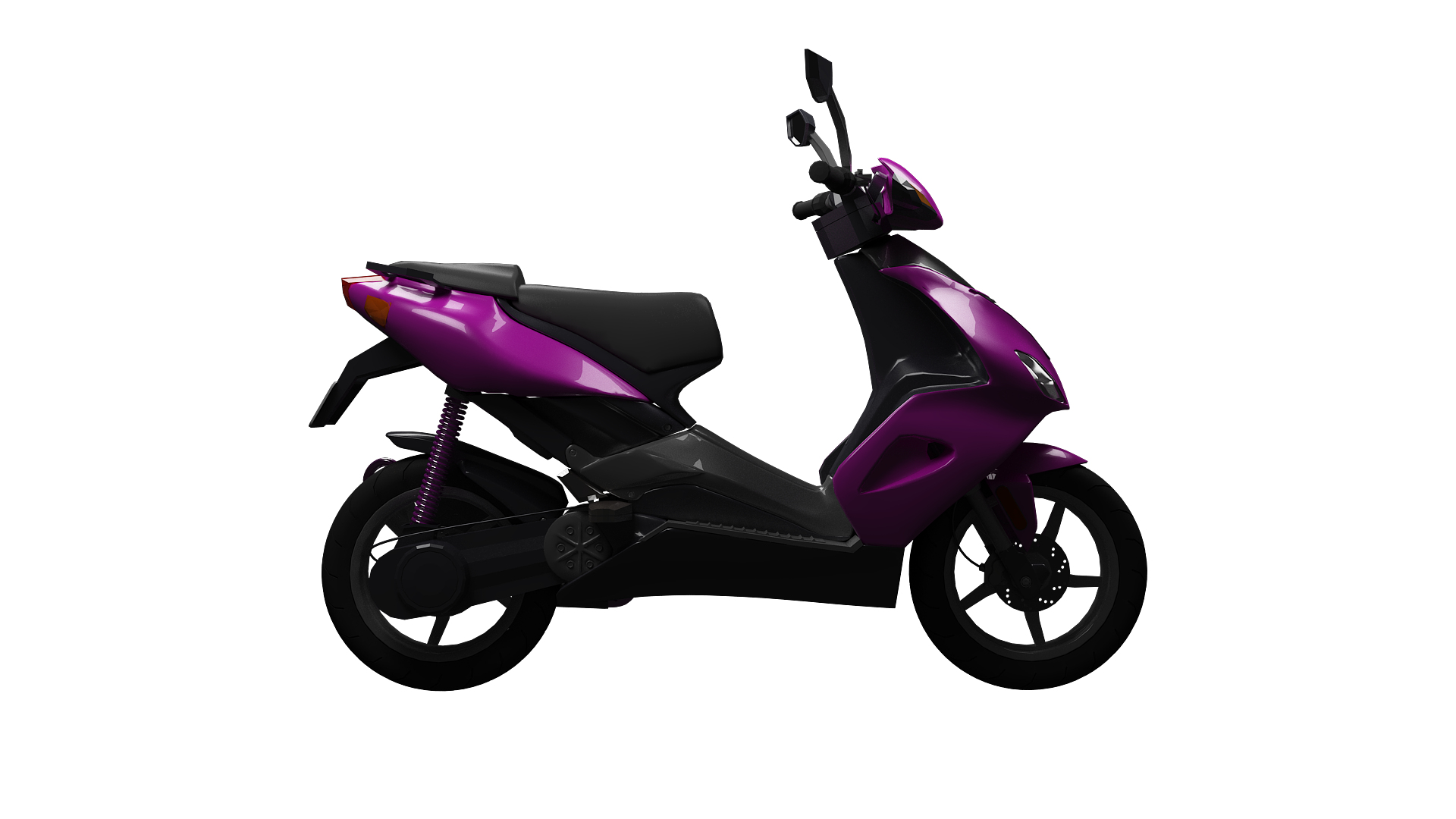 Motorcycle Violet 3D Model - TurboSquid 1257865