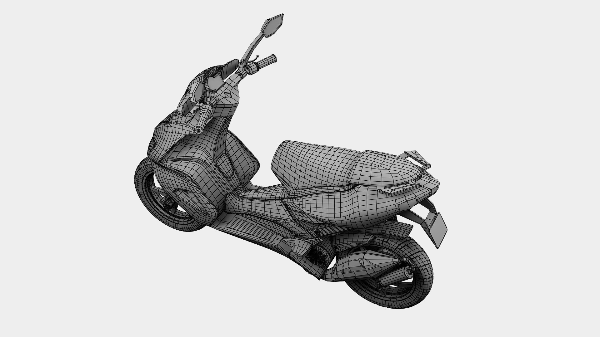 Motorcycle Violet 3D Model - TurboSquid 1257865