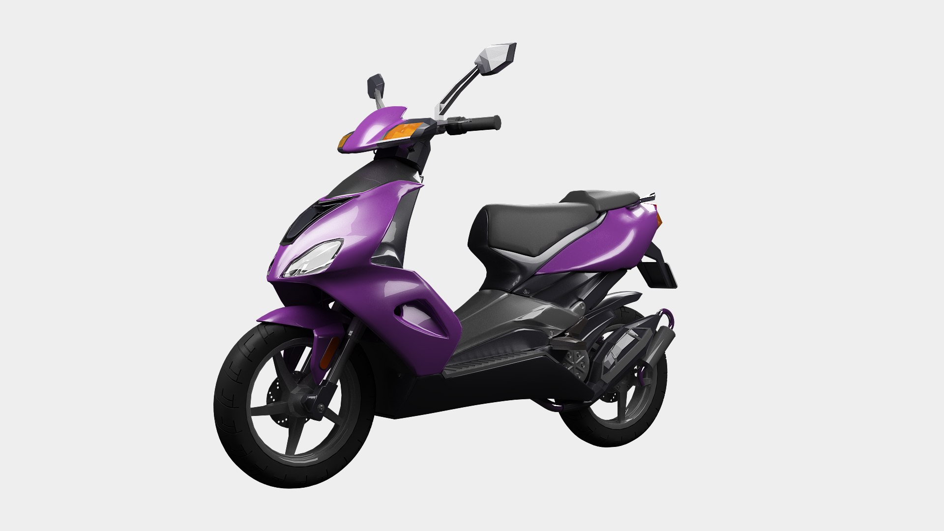 Motorcycle Violet 3D Model - TurboSquid 1257865