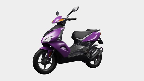 modèle 3D de Moto violette - TurboSquid 1257865