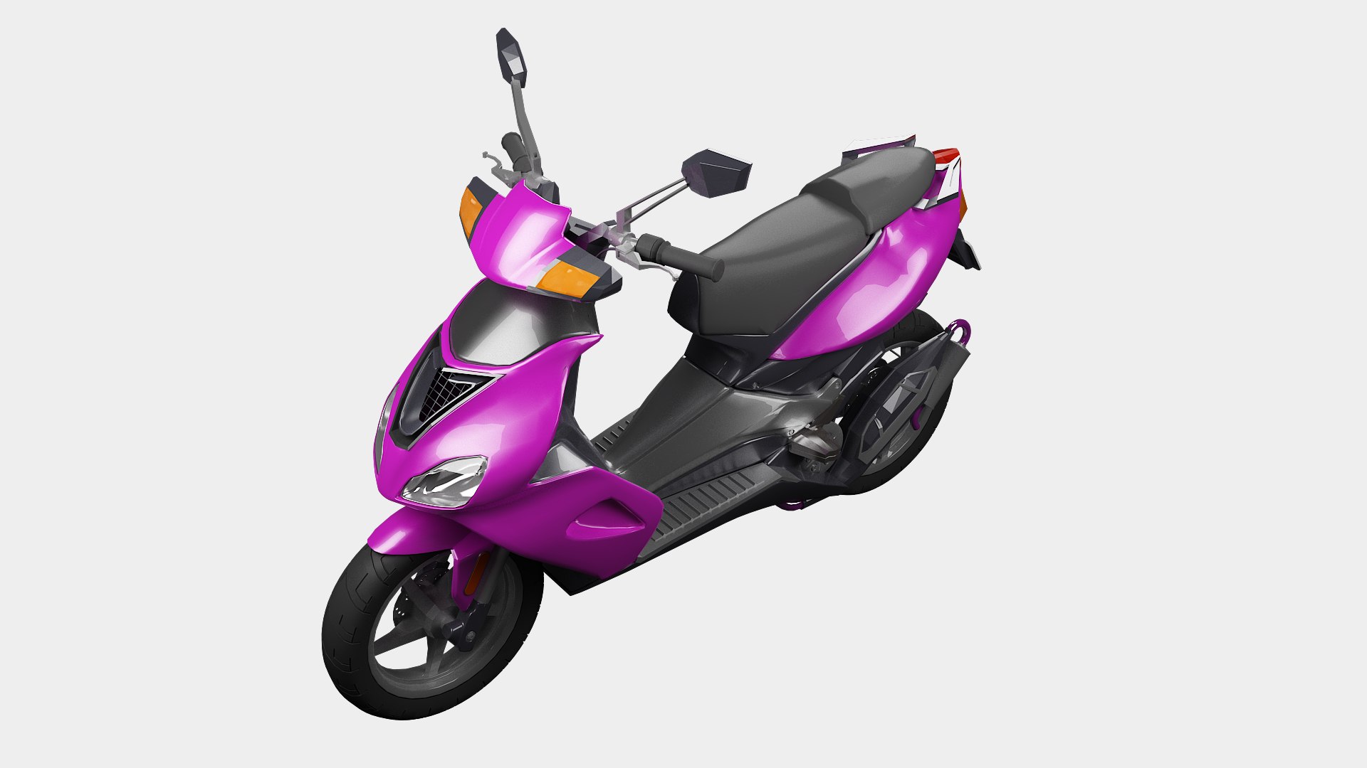 Motorcycle Violet 3D Model - TurboSquid 1257865