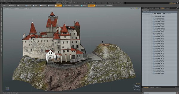 modelo 3d Castillo de Bran Drácula - TurboSquid 2169168