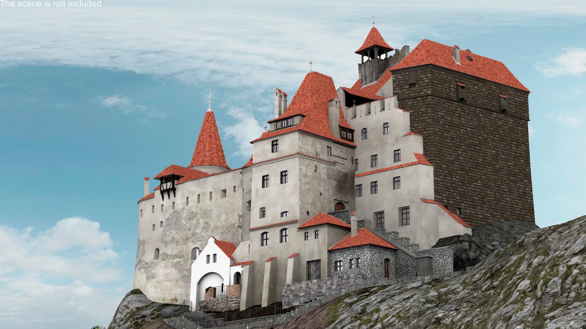 3D Bran Draculas Castle Model - TurboSquid 2169168