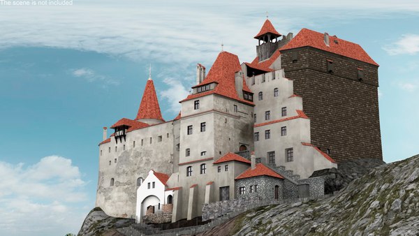 modelo 3d Castillo de Bran Drácula - TurboSquid 2169168