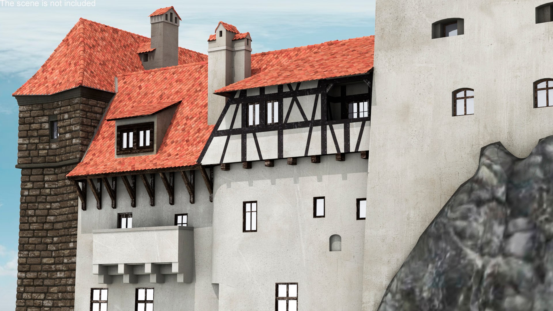 3D Bran Draculas Castle Model - TurboSquid 2169168