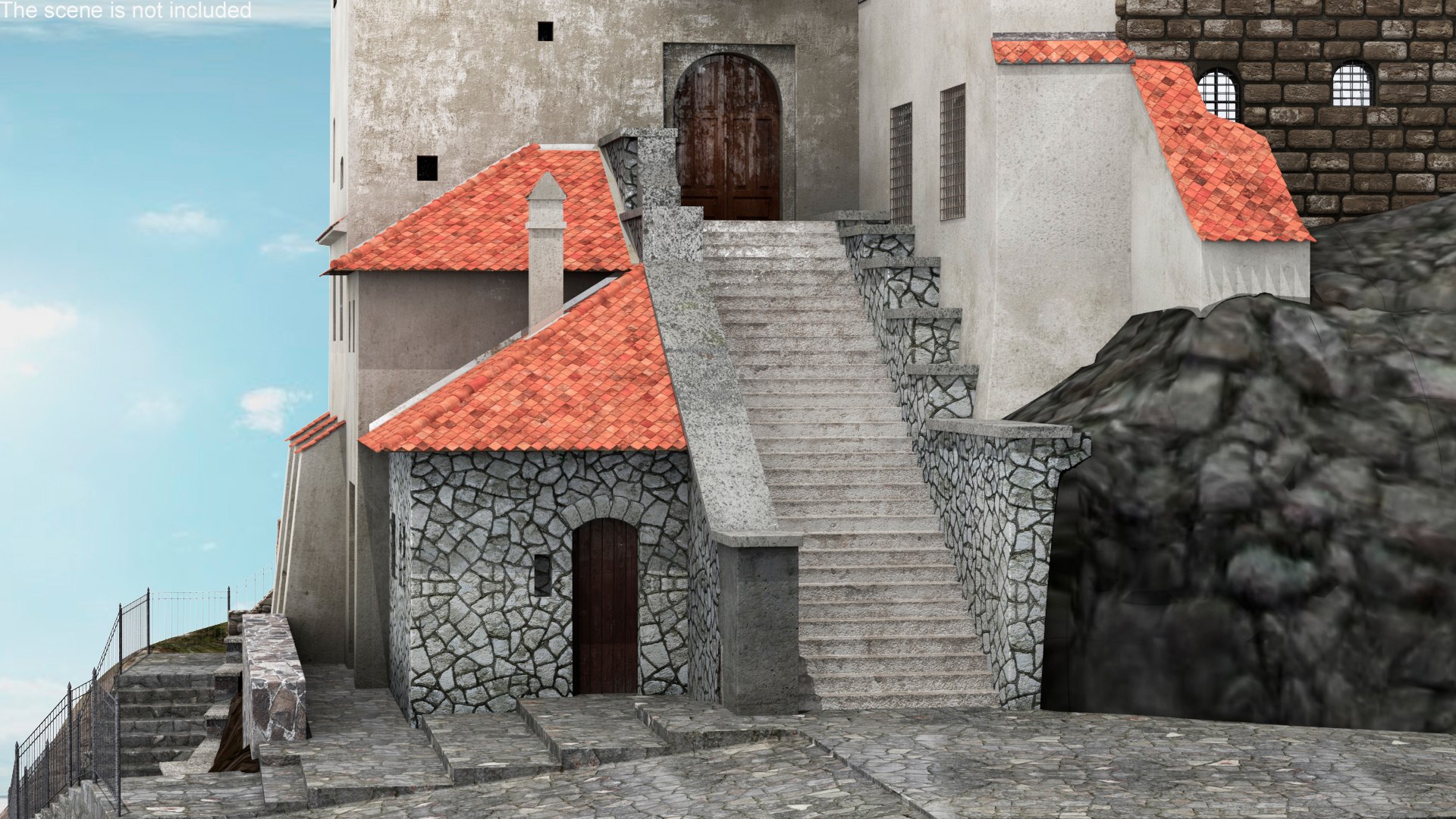 3D Bran Draculas Castle Model - TurboSquid 2169168