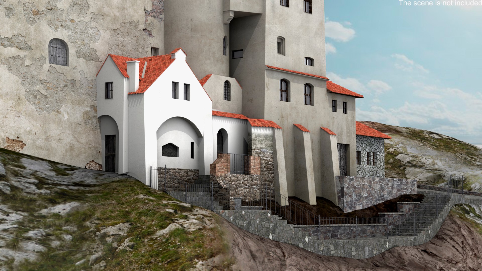 3D Bran Draculas Castle Model - TurboSquid 2169168