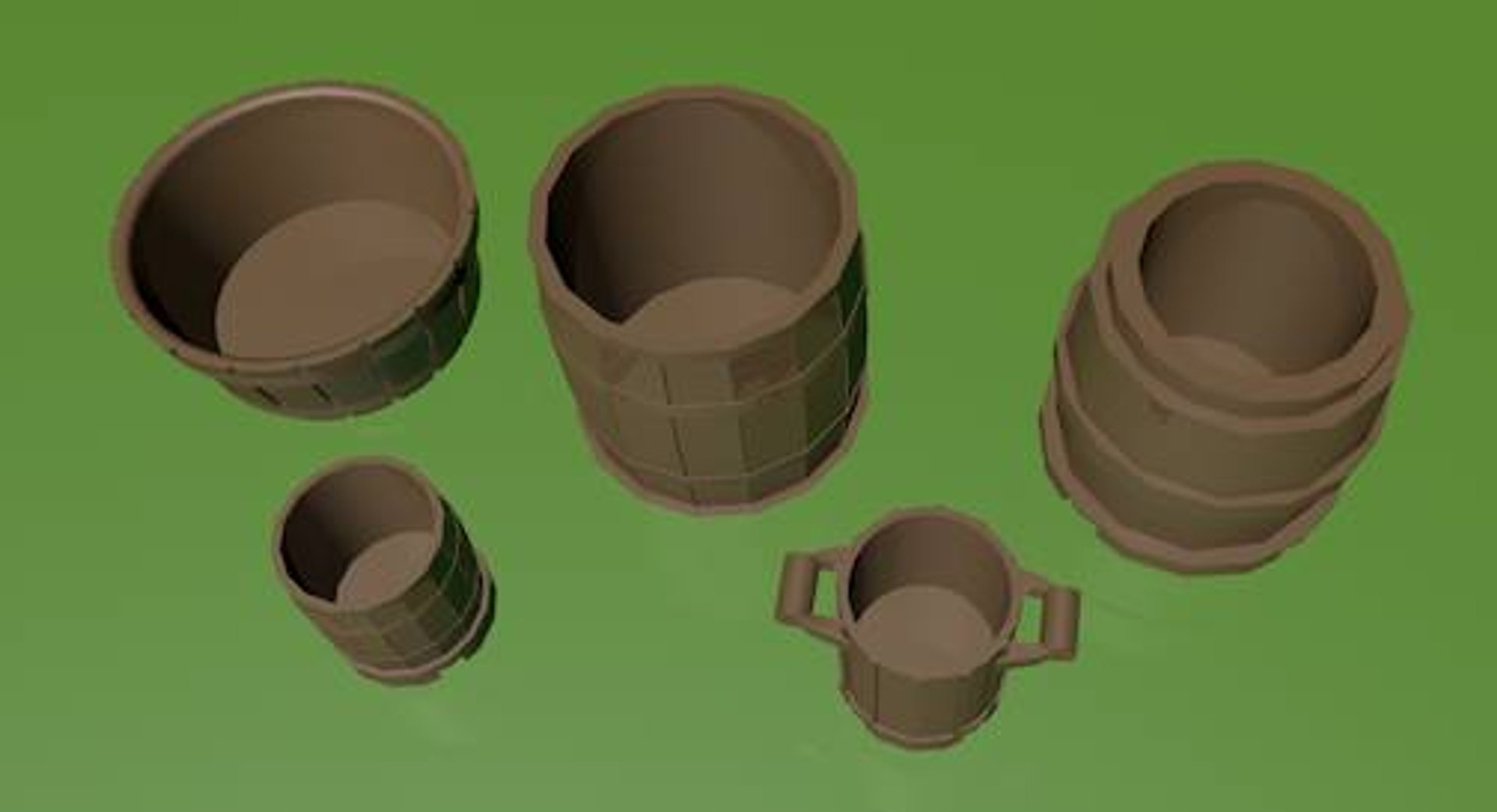 Lego Barrel 3d Model
