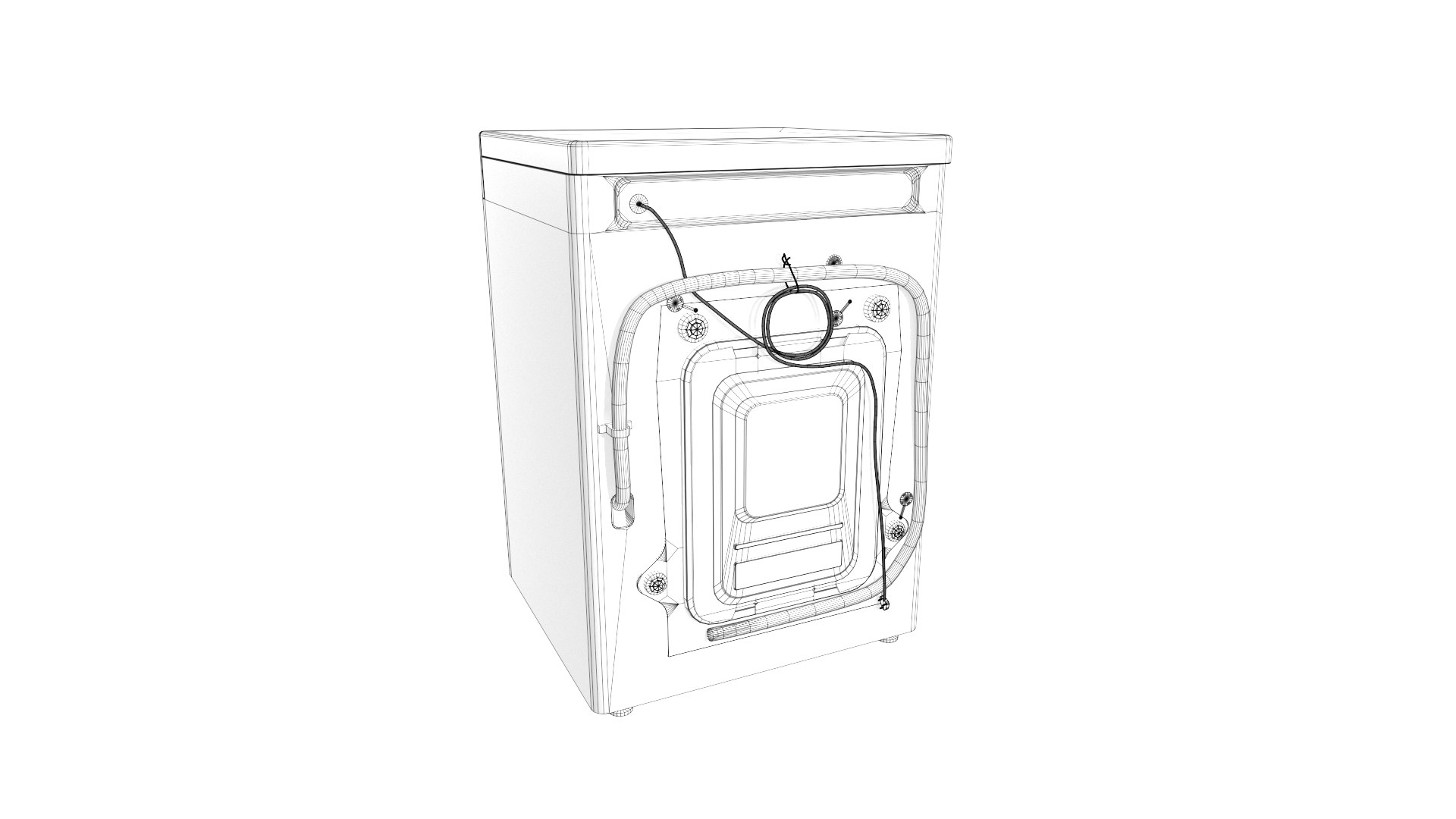 Washing Machine 3D - TurboSquid 2128860