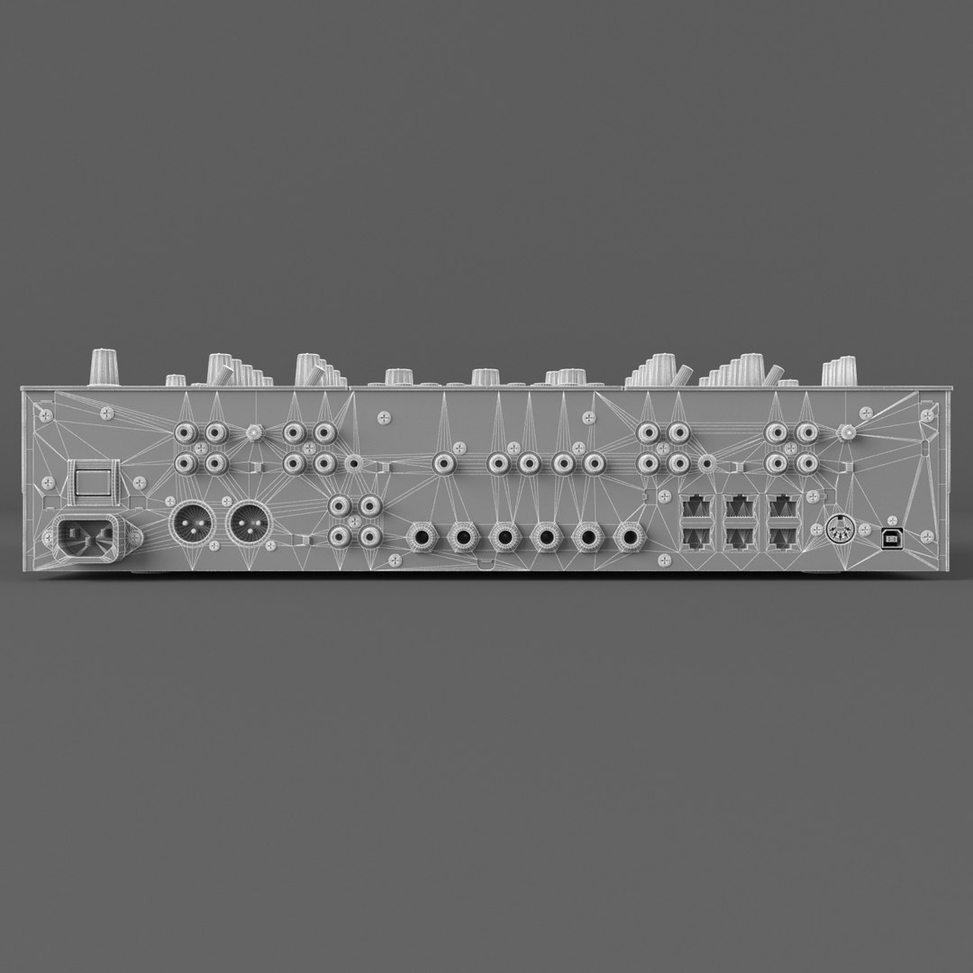 3d Dj Mixer Pioneer Djm-2000 Model