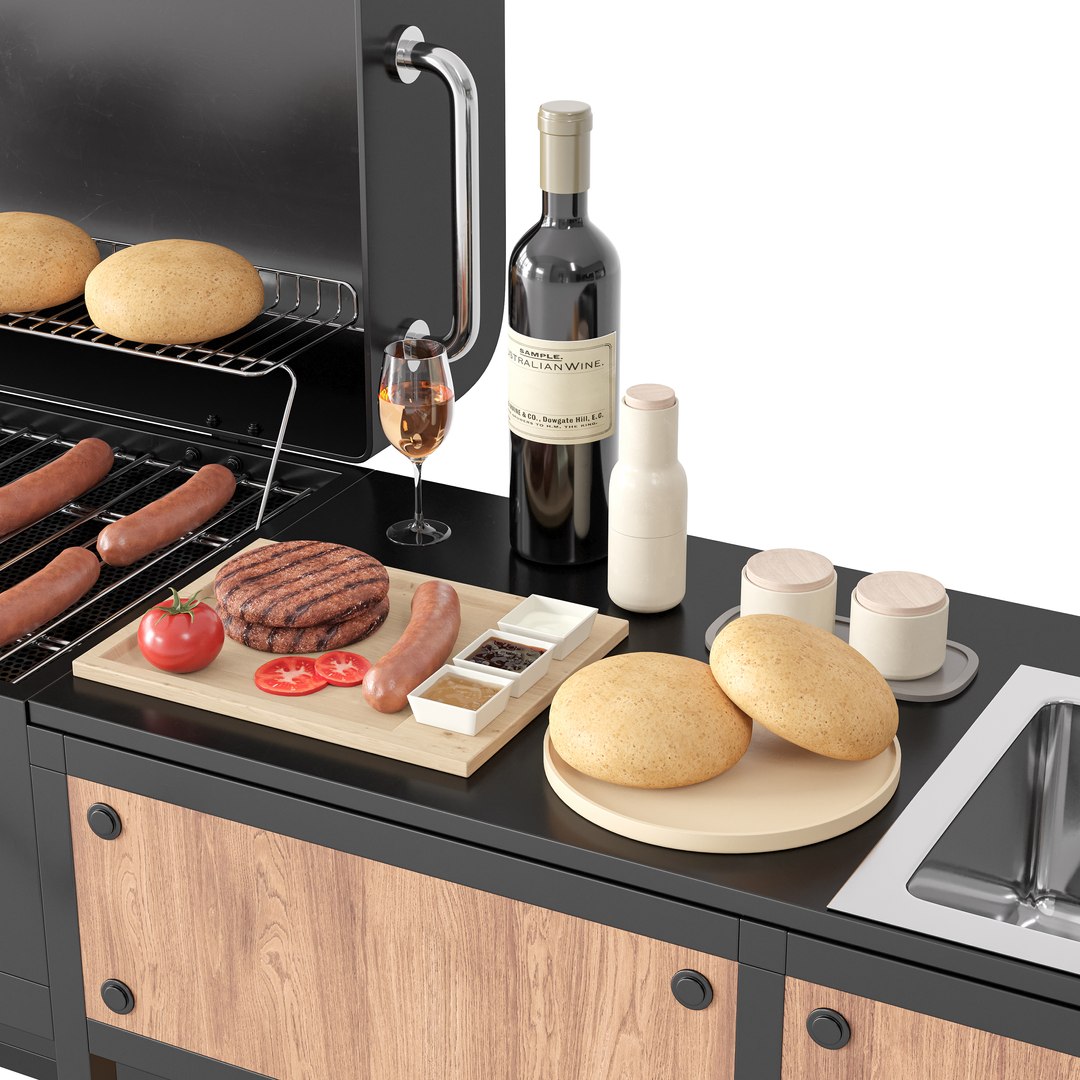 Barbecue 60 3D Model - TurboSquid 2291441