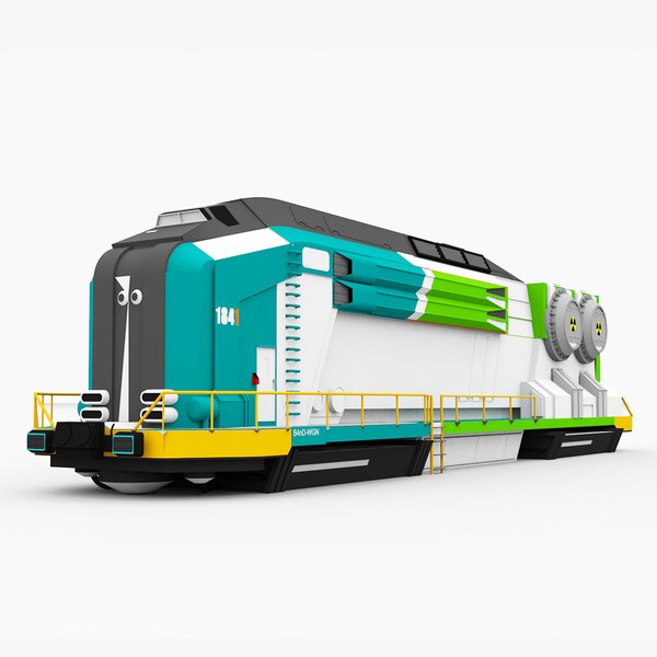 3D Nuclear Bullet Train - TurboSquid 1989484