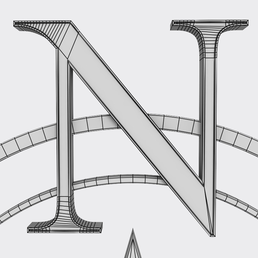 3d lwo wind rose symbol