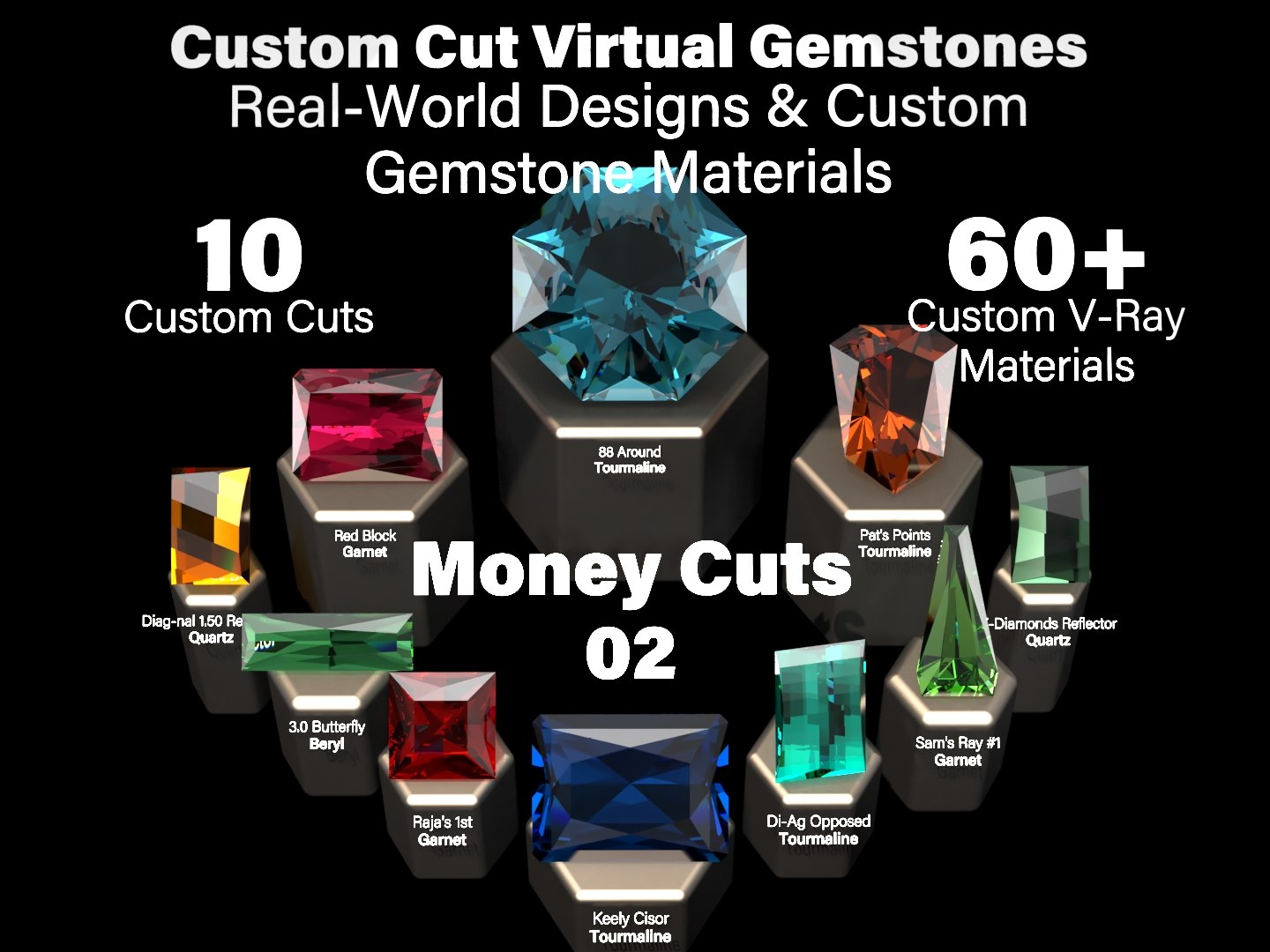 Money Cuts 02 Custom 3D Model - TurboSquid 1397645