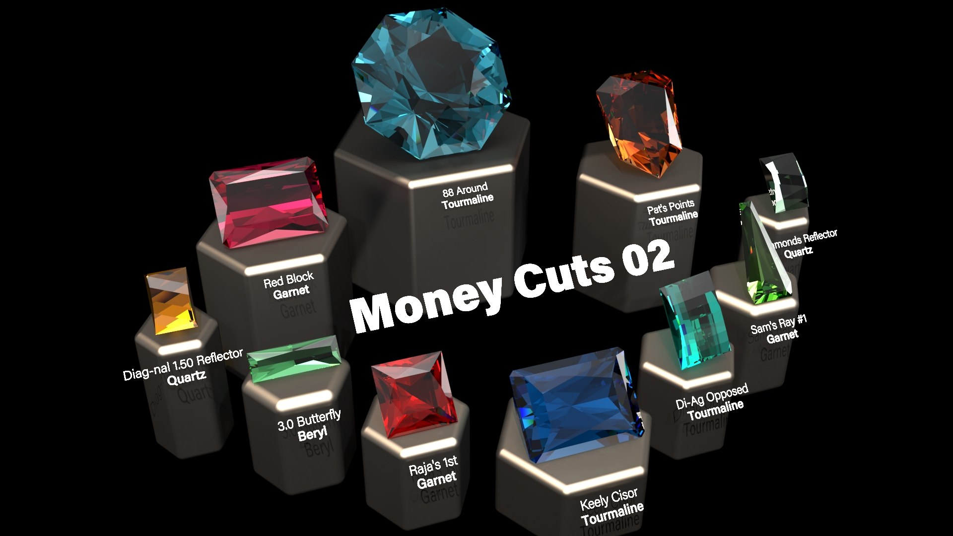 Money Cuts 02 Custom 3D Model - TurboSquid 1397645