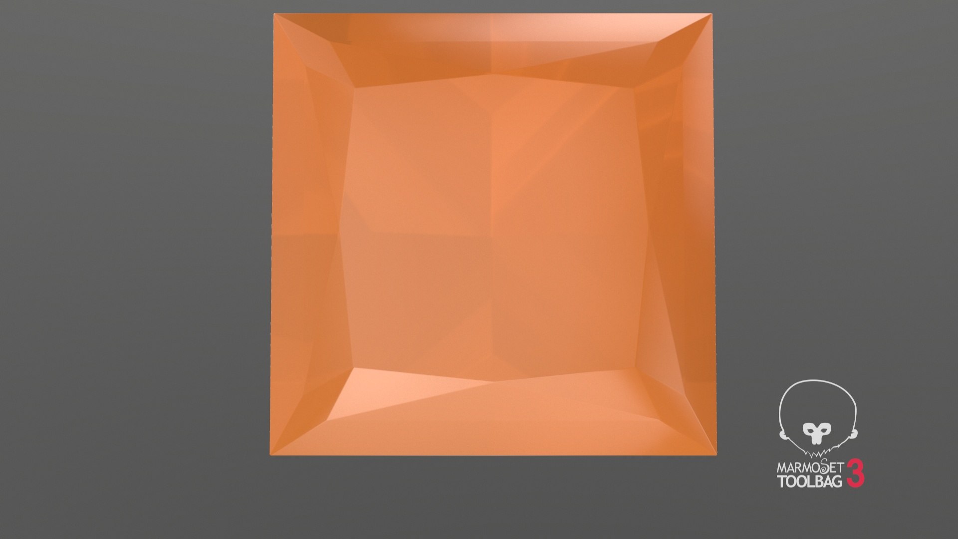 Princess Cut Imperial Topaz Model - TurboSquid 1860315