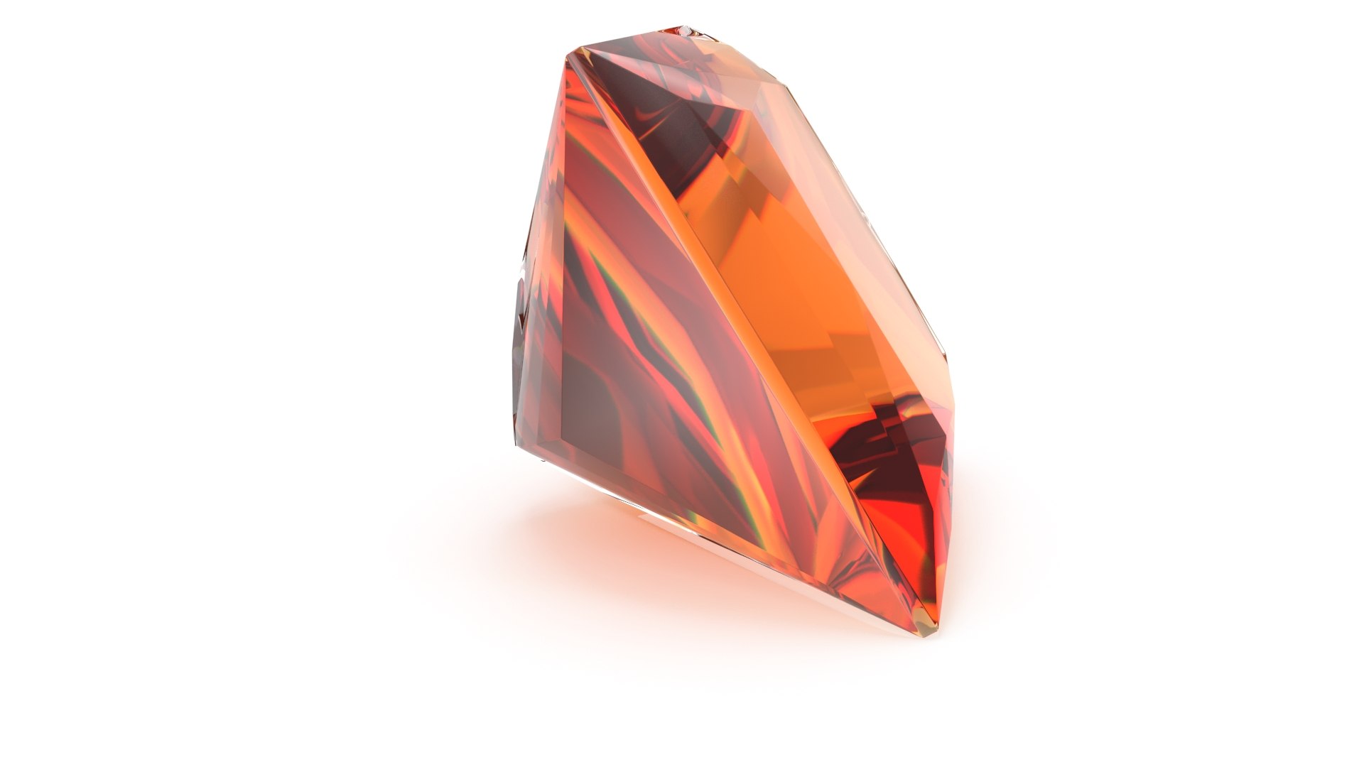 Princess Cut Imperial Topaz Model - TurboSquid 1860315