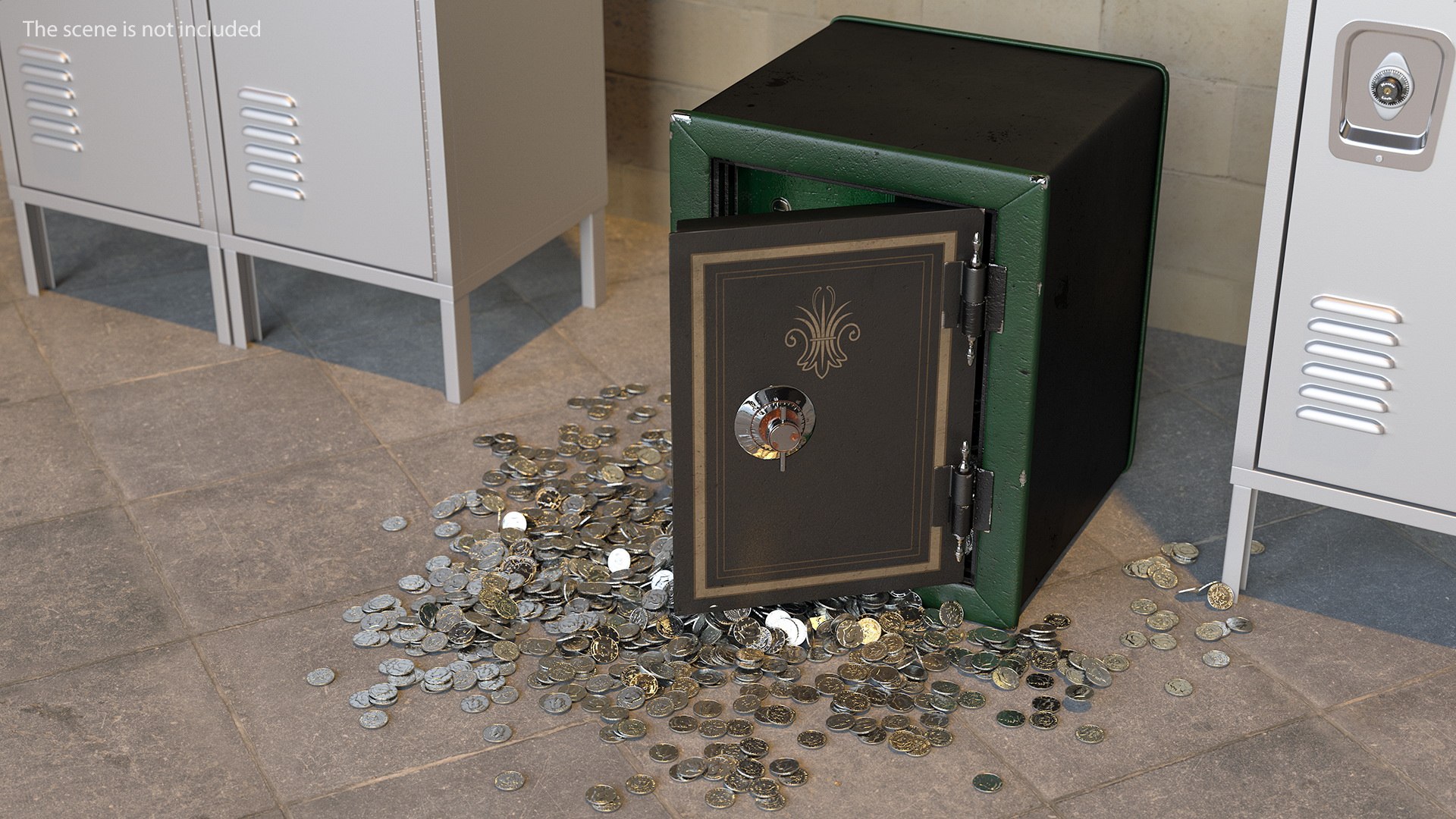 3D Model Coin Safe - TurboSquid 1500042