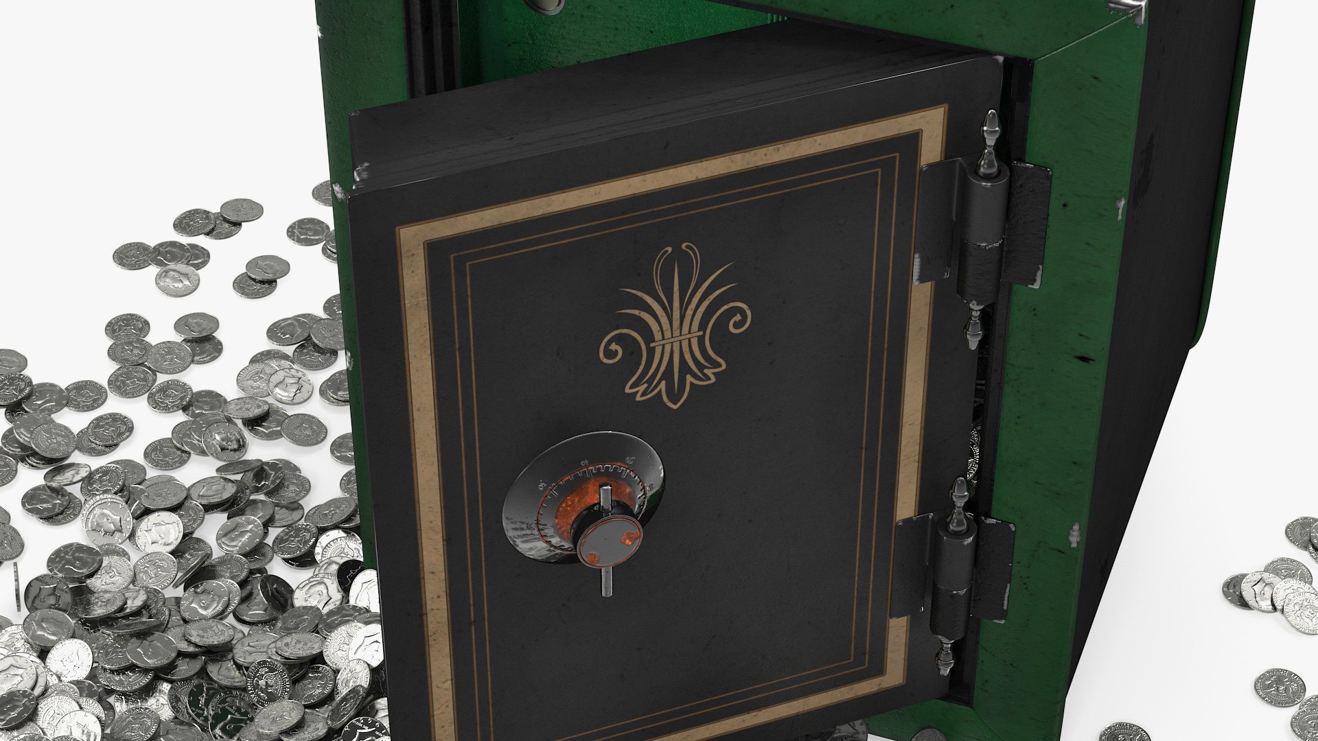 3D Model Coin Safe - TurboSquid 1500042