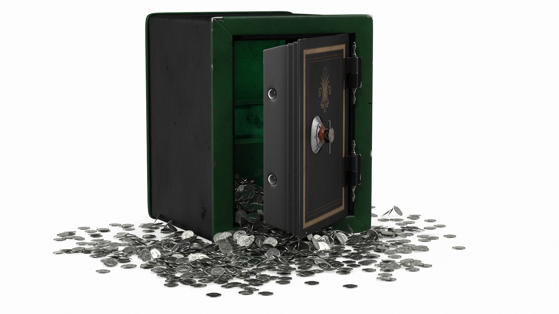 3D Model Coin Safe - TurboSquid 1500042