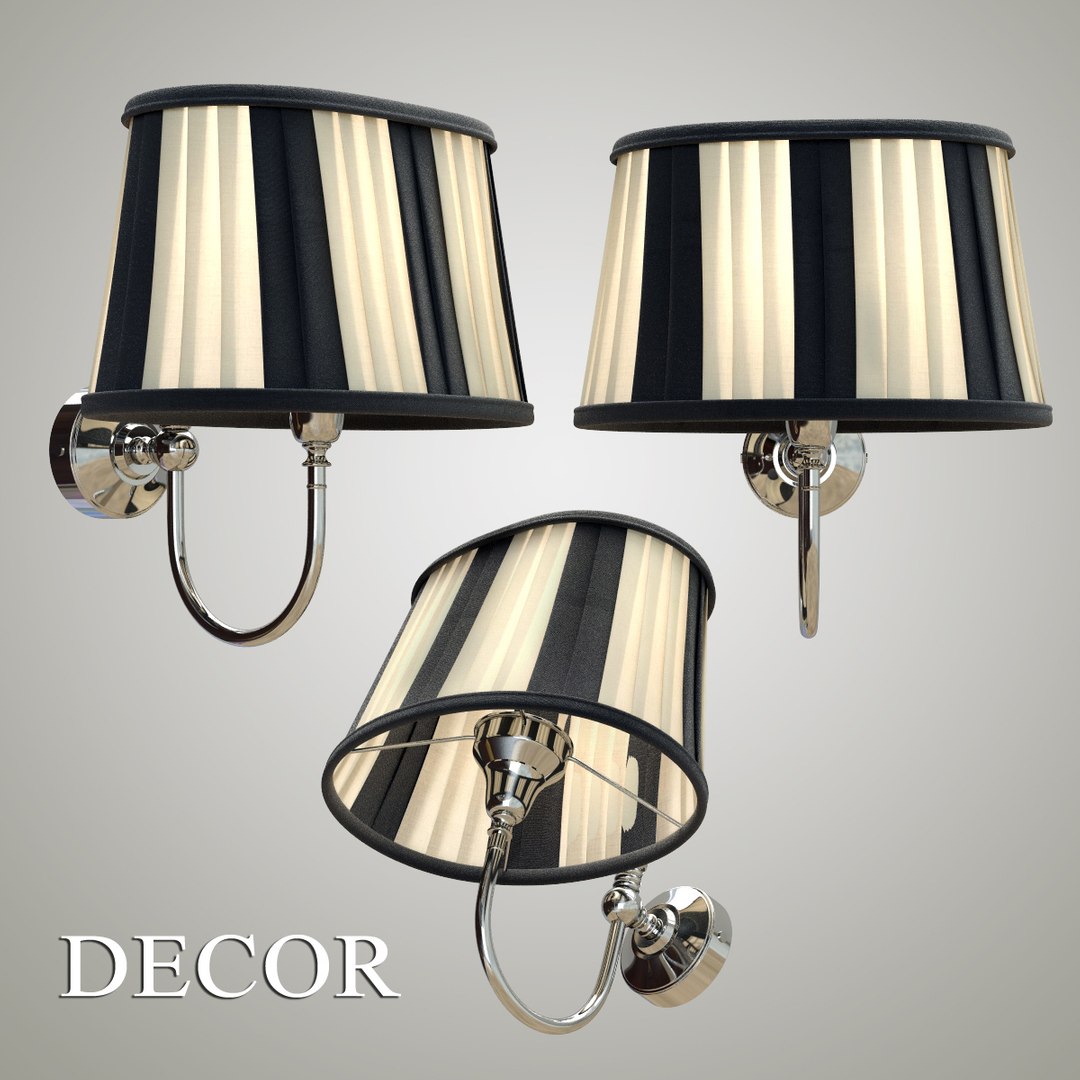 Devon Sconces 2 3d Obj